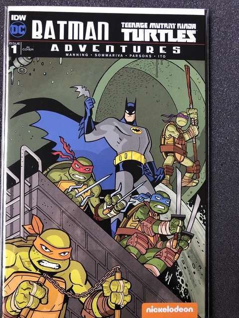 DC IDW COMICS Batman Teenage Mutant Ninja Turtles Adventures #1 1:25 V ...