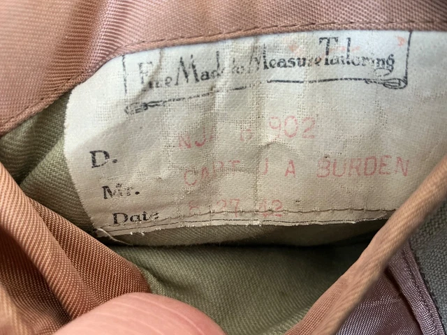 WW2 US ARMY Allied Forces 3rd Army Officer Khaki Summer Uniform Tunic ...