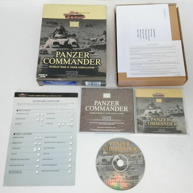 PANZER COMMANDER : World War II Tank Simulator - Big Box PC Game - SSL ...