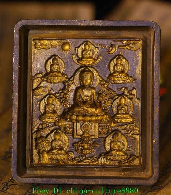 3.9& OLD TIBET Pure Bronze Shakyamuni Amitabha Statue Comme le Bouddha. EUR 180,00 - PicClick FR