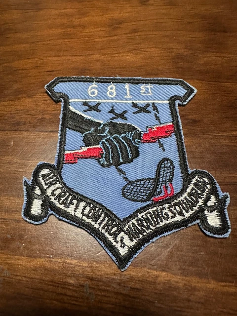 VINTAGE USAF 681ST Aircraft Control & Warning Squadron Patch $199.99 ...