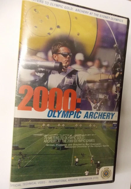 VHS VIDEO OF the 2000 Olympic Archery 70 Meters to Olympic Gold in ...