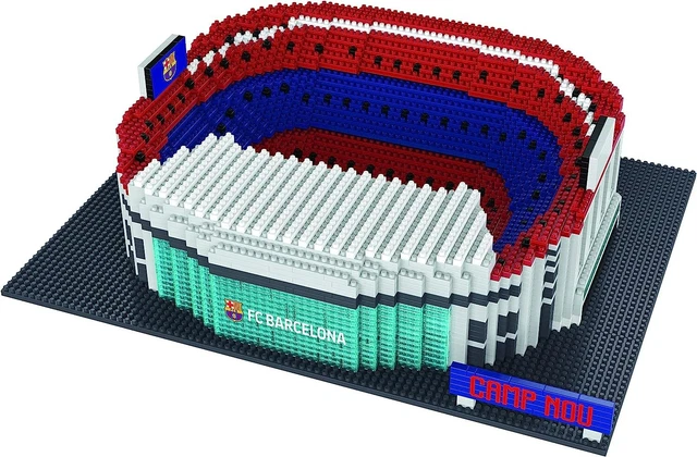 OFFICIAL BARCELONA FC Camp Nou BRXLZ Stadium Construction Building Toy ...