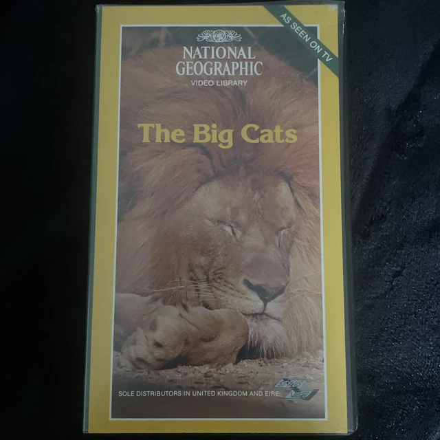 NATIONAL GEOGRAPHIC VIDEO Library The Big Cats VHS Video Tape In Case £ ...