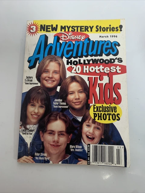 DISNEY ADVENTURES MAGAZINE March 1996 Hollywoods 20 Hottest Kids £9.71 ...