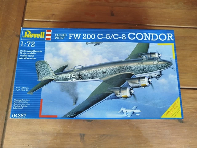 MAQUETTE NIV 5 REVELL 1/72 - Avion Militaire Focke-Wulf Fw200 C5/C8 ...