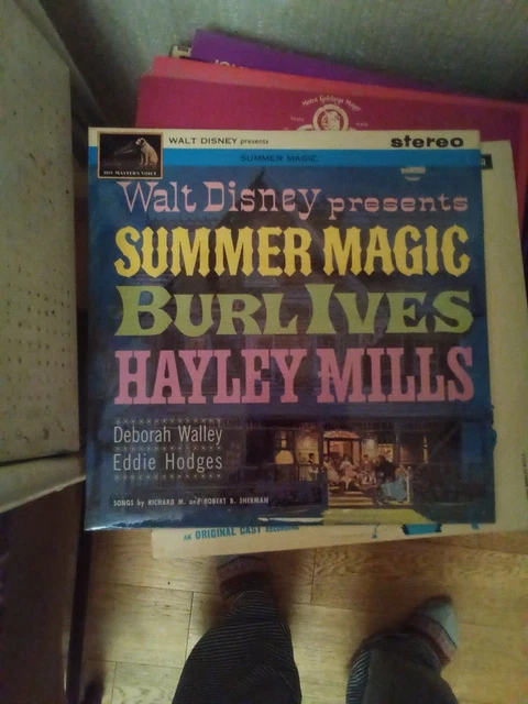 WALT DISNEY PRESENTS SUMMER MAGIC Burl Ives Hayley Mills LP HMV CLP ...