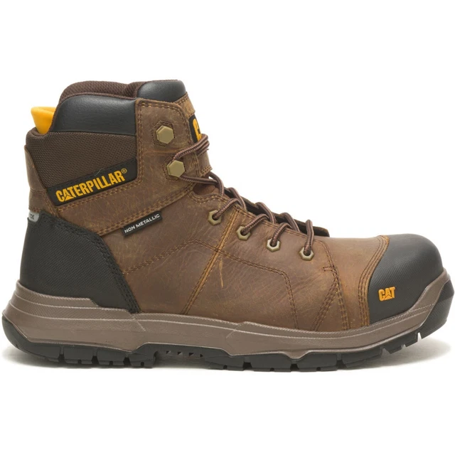 CAT WORKWEAR MENS Crossrail Durable 2.0 Leather Safety Boots £128.82 ...
