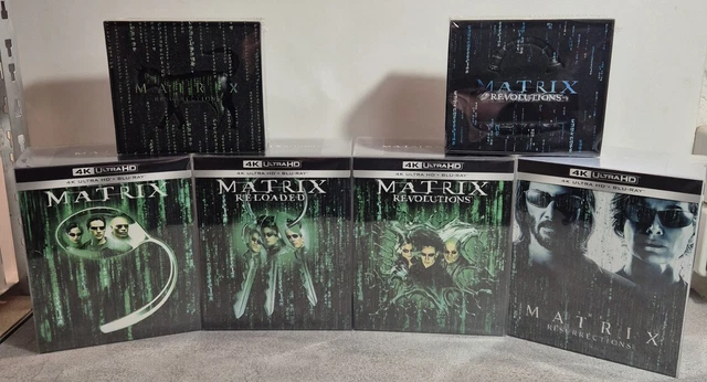 MATRIX 4K UHD - One Click Box Set - MantaLab - Steelbook - OOP - NEU ...