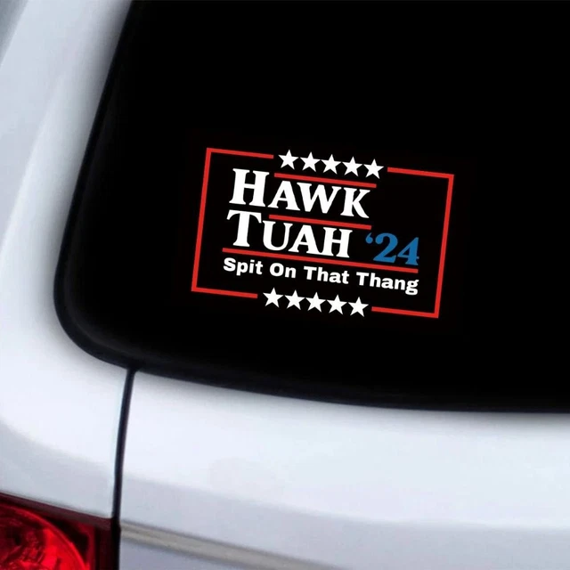 VINYL HAWK TUAH 2024 Funny Car Decals for Window Laptop Bumper EUR 4,15 ...