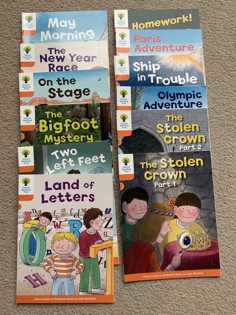 OXFORD READING TREE Biff, Chip and Kipper Level 6 Book Band Orange 12 ...