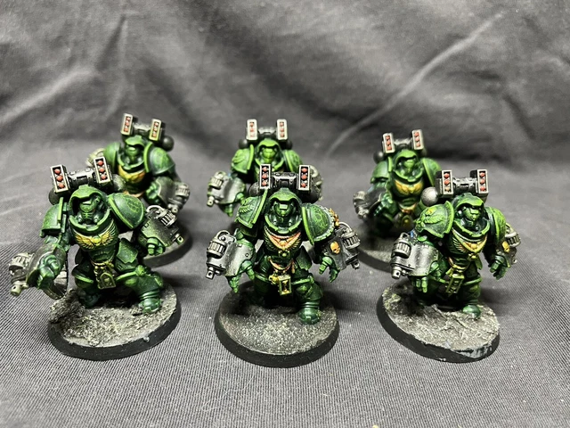 WARHAMMER 40K, AGGRESSOR Squad, Boltstorm Gauntlets, Dark Angels, Space ...