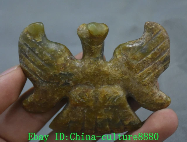 RARE RED MOUNTAIN Culture nature et Tian yuflying Wing Eagle Bird ...