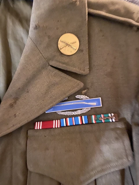 WW2 US ARMY second ranger battalion ike jacket Dated 1944 Ranger Patch ...