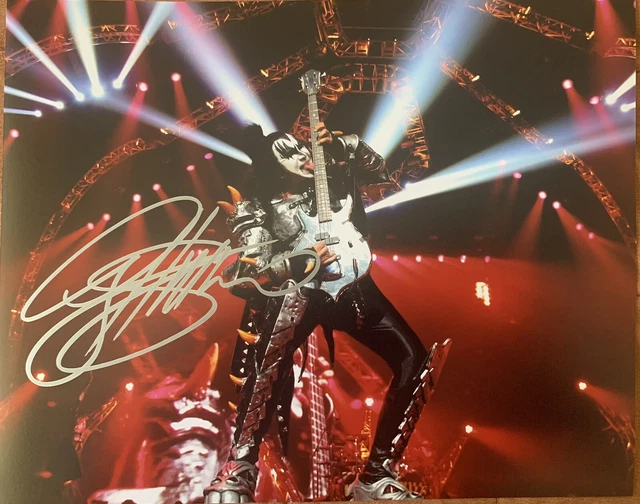 GENE SIMMONS HAND Signed Autograph 8x10 Photo With COA $125.00 ...
