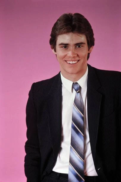 ACTOR JIM CARREY poses for a portrait session in circa 1992 in LA Old ...