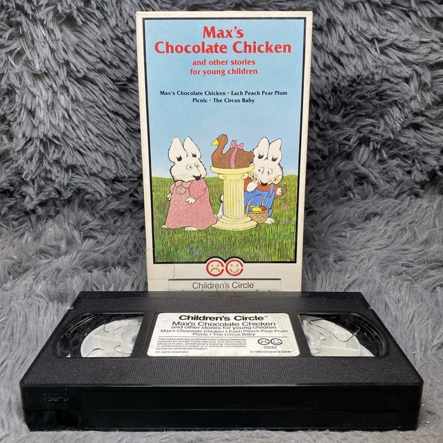 MAX AND RUBY'S: Max's Chocolate Chicken VHS Tape 1993 Children’s Circle ...