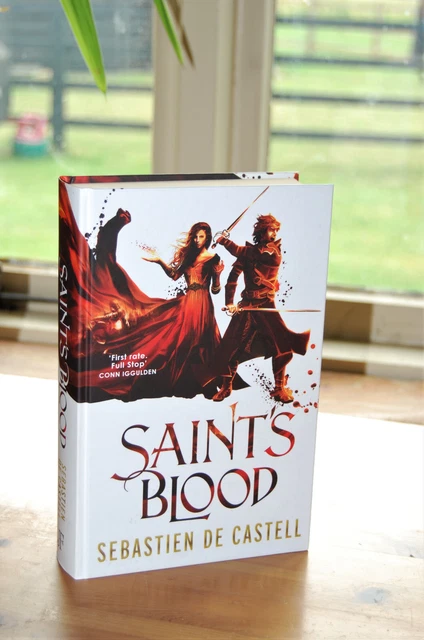 SAINT'S BLOOD PAR Sébastien de Castell - Signé UK Hardback (1/1) EUR 75 ...