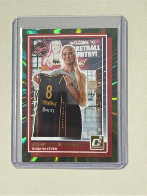 2025 PANINI DONRUSS WNBA Sophie Cunningham Green Laser $98.74 - PicClick CA