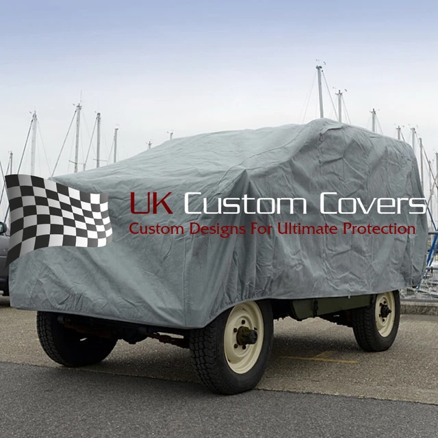 FITS LAND ROVER Series 1-3/Defender 90 Swb Outdoor Car Cover (1948-1985 ...