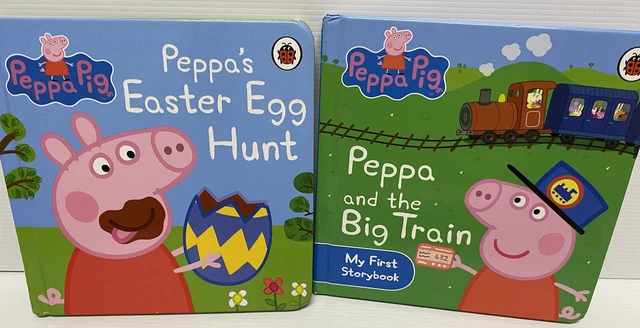 PEPPA PIG & the Big Train/Easter Egg Hunt My First Storybook Board ...