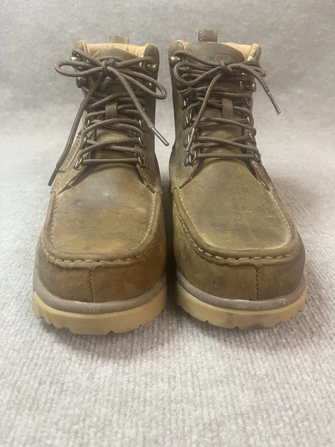 TWISTED X STEEL Toe Work Boots 8.5 Brown Chukka Oil Slip Resistant Cell ...