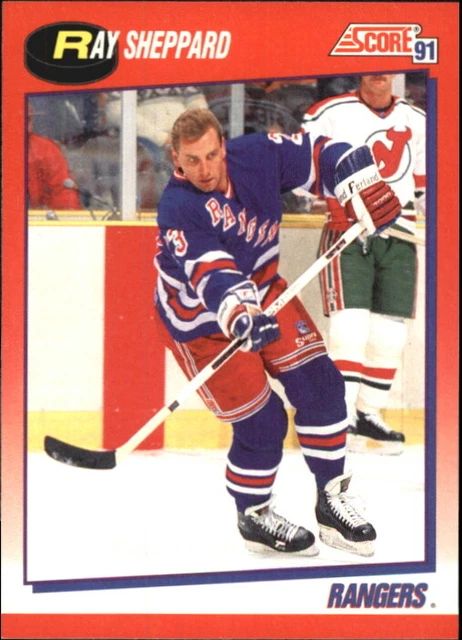1991-92 (RANGERS) SCORE bilingue canadien #213 Ray Sheppard EUR 2,20 ...