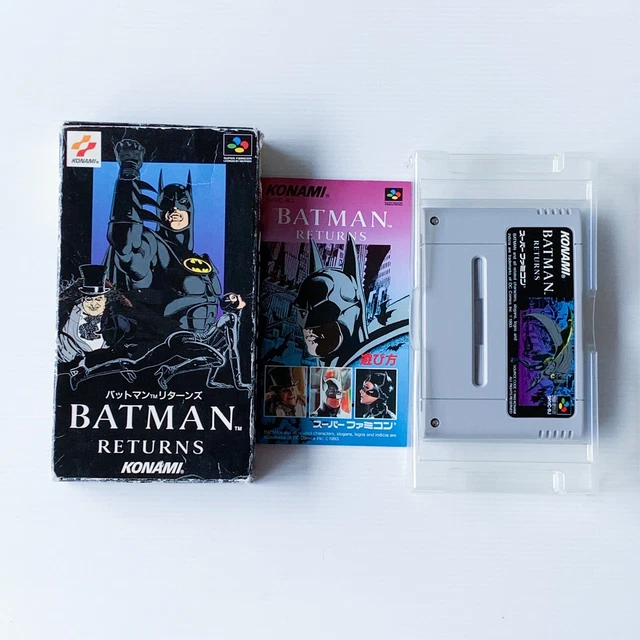 BATMAN RETURNS SUPER Famicom Nintendo SFC JAP Complete Rare - Tested ...