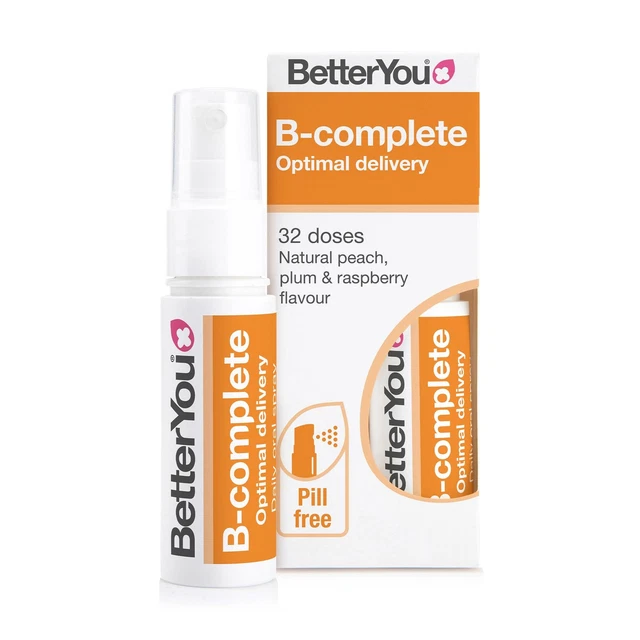 BETTERYOU B COMPLETE Oral Spray Fast Acting B Complex Supplement High ...