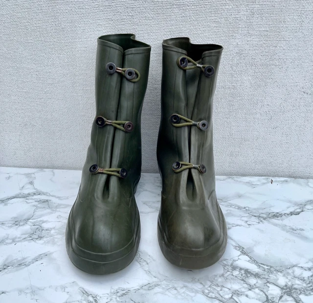KCA US OVER Boots Waterproof Rubber Army Military Green Boot Size 13 ...