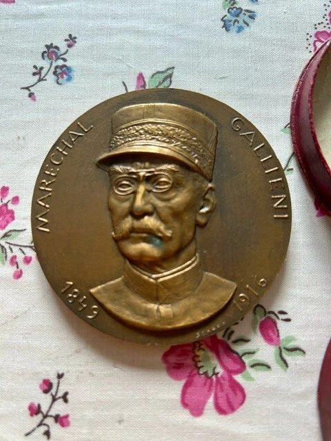 FRANCE, MÉDAILLE, MARÉCHAL Gallieni, 1967, Bronze, Scarpa EUR 70,00 ...