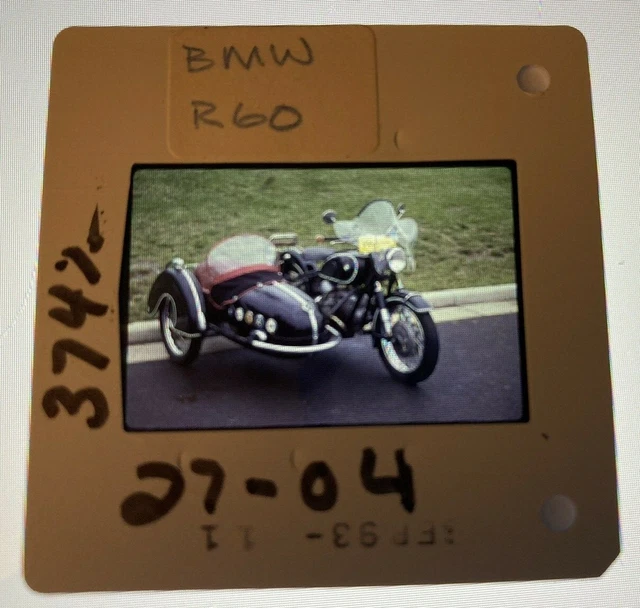 1956 BMW R60 with Steib S250 Sidecar 600cc Motorcycle Original 35mm ...