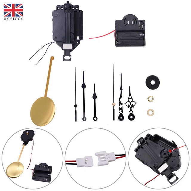 DIY WALL QUARTZ Pendulum Clock Chime Music Box Mechanism Melody ...