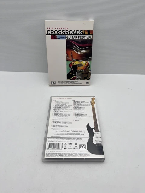 ERIC CLAPTON CROSSROADS Guitar Festival (DVD, 2004, 2-Disc) Region 4 £6 ...