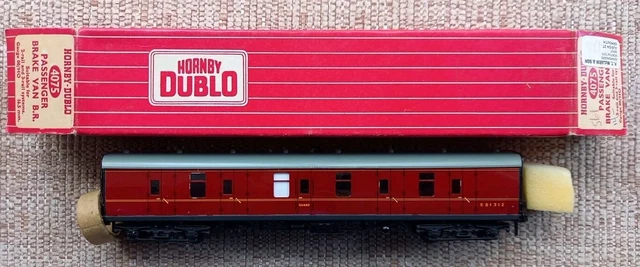 HORNBY DUBLO 4075 Passenger Brake Van B.R. In Original Box. 00 Gauge ...