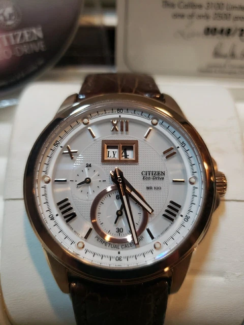CITIZEN CALIBRE 3100 Eco-Drive Limited 2500 hergestellte Uhr EUR 276,17 ...