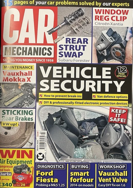 CAR MECHANICS MAGAZINE Issue March 2025 £9.99 - PicClick UK