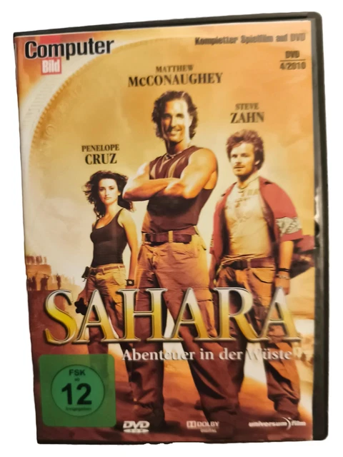 SAHARA FILM AVVENTURA DVD McConaughey Cruz FSK 12 EUR 3,95 - PicClick IT