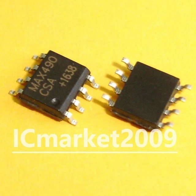 10 PCS MAX490CSA SOP-8 MAX490 Slew-Rate-Limited RS-485/RS-422 ...