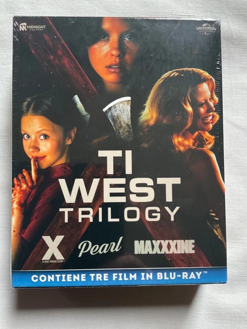 BLU-RAY TI WEST Trilogy (3 Blu-Ray) X , Pearl , Maxxxine NUOVO EUR 29,90 - PicClick IT