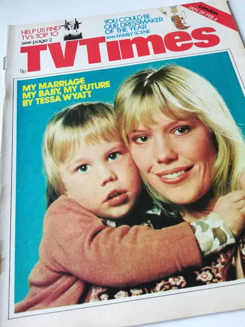 TVTIMES TV TIMES LON 29 Jan-4 Feb 1977 Tessa Wyatt Penelope Keith £16. ...