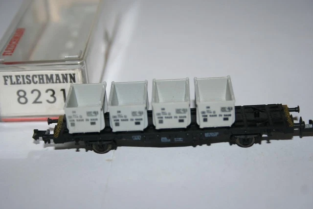 FLEISCHMANN SPUR N piccolo: 8231, Behältertragwg. Von Haus zu Haus, OVP, Fehlt. EUR 12,00 ...