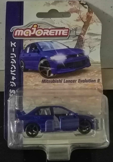 MAJORETTE JAPAN SERIES Mitsubishi Lancer Evo9 EUR 8,99 - PicClick FR