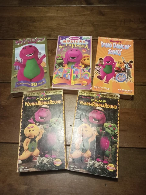 BARNEY VHS LOT of 28 Tapes School Musical Sing Dance Santa Manners ...