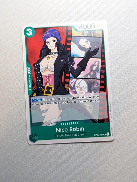 NICO ROBIN OP02-037 UC - One Piece Card Game - Paramount War - NM $1.00 - PicClick AU