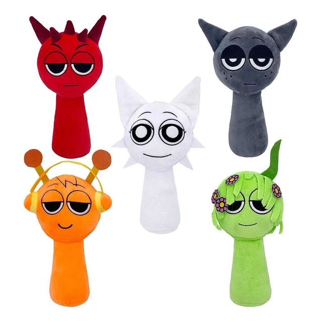 SPRUNKI PLUSH OREN Gray Wenda Vineria Sprunki Game Stuffed Figure for ...