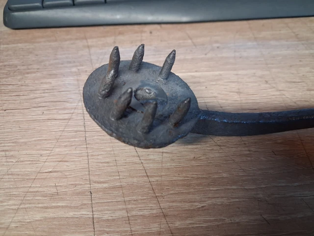 ANCIEN OUTIL CROCHET de manutention docker ballot sac de café coton blé ...