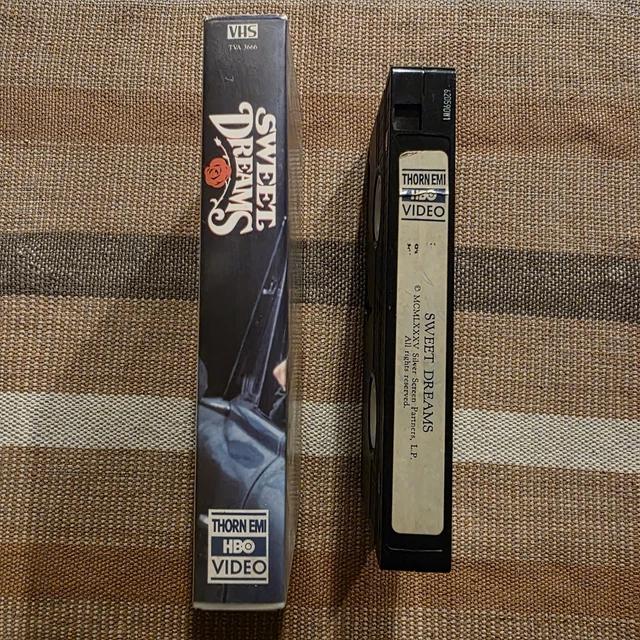 SWEET DREAMS VHS THORN EMI Jessica Lange, Ed Harris Patsy Cline Story ...