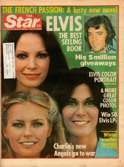 CHARLIE'S ANGELS STAR Magazine 1977-Cheryl Ladd-Jacklyn Smith-Kate ...