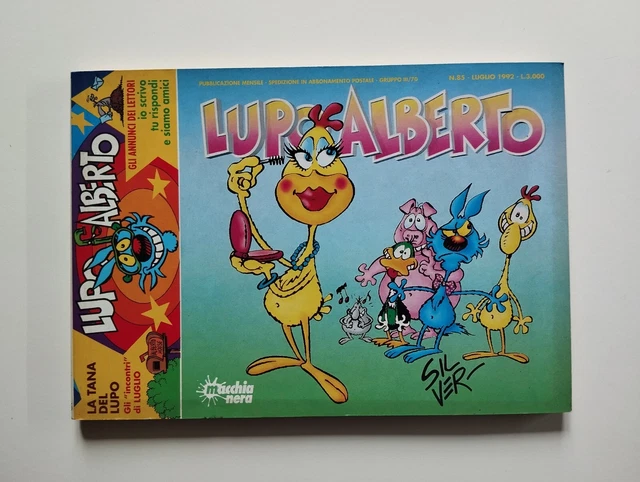 LUPO ALBERTO n. 85 SILVER Macchia Nera 1992 ORIGINALE !!! Rif. 1 EUR 3 ...